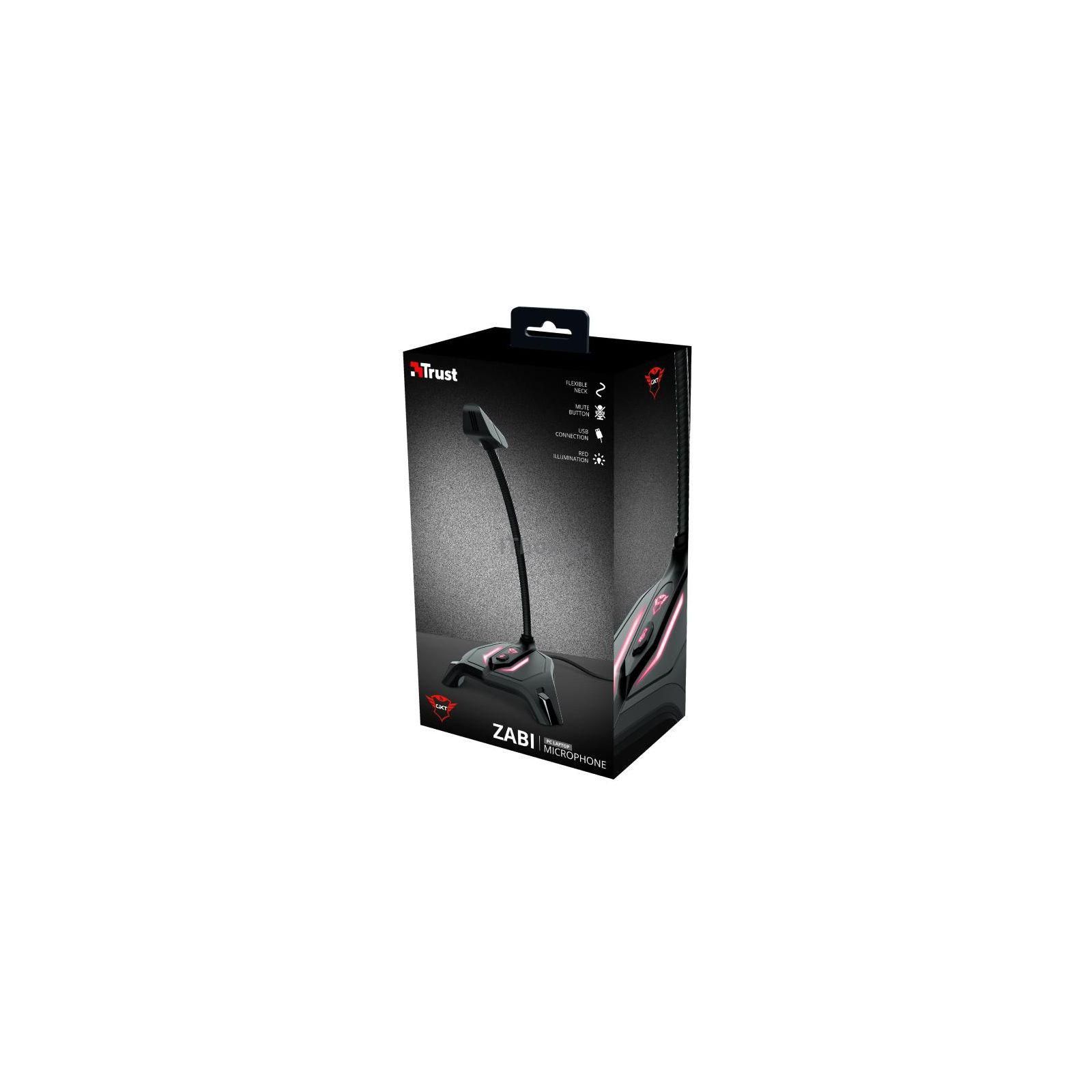 Мікрофон Trust GXT 215 Zabi LED-Illuminated USB Gaming Black 23800 ...