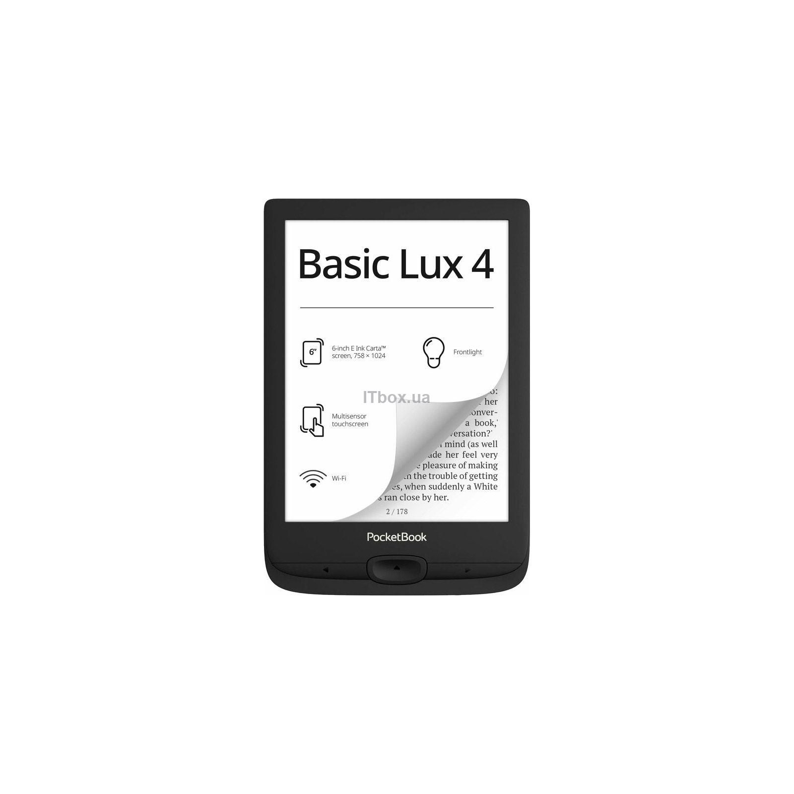 Електронна книга Pocketbook 618 Basic Lux 4, Black PB618-P-CIS - купити ...