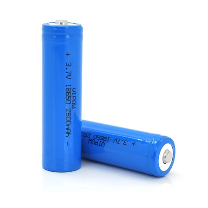 Vipow 18650 2500mAh, TipTop, 3.7V, Blue ICR18650-2500mAhTT ⏩ Купити ...